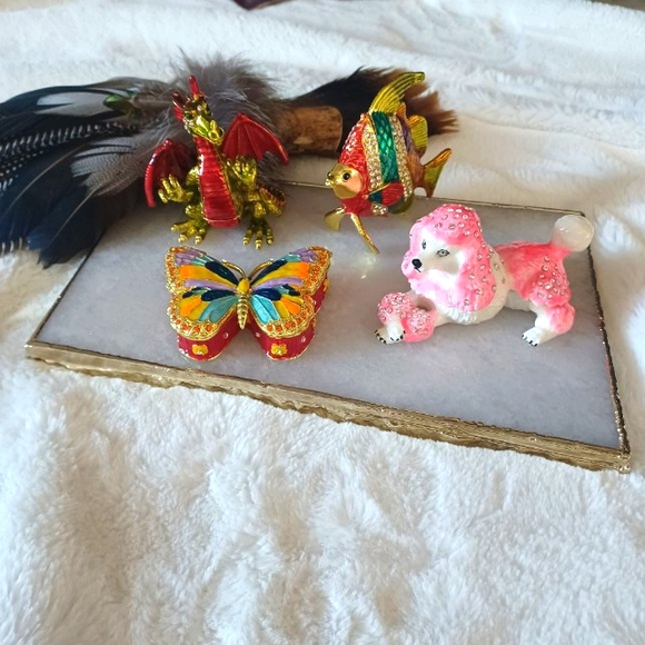 Jewlery, Trinket, Box, Creature, Animal, Crystals | Accents | Trinket ...